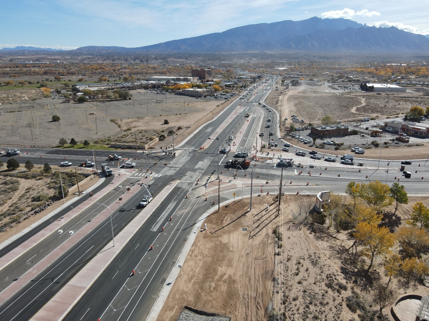 First Continuous Flow Intersection in New Mexico Opens to Public ...